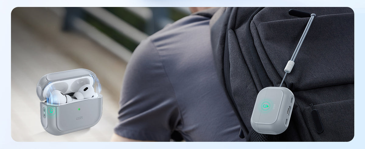 Orange AirPods Pro 3 Wireless Earbuds Charging Case Cover | ESR Orbit